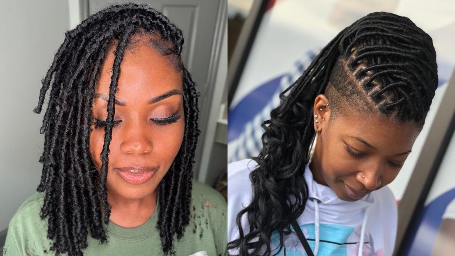 10 Locs Braids Ideas for Women - First Hairstyle