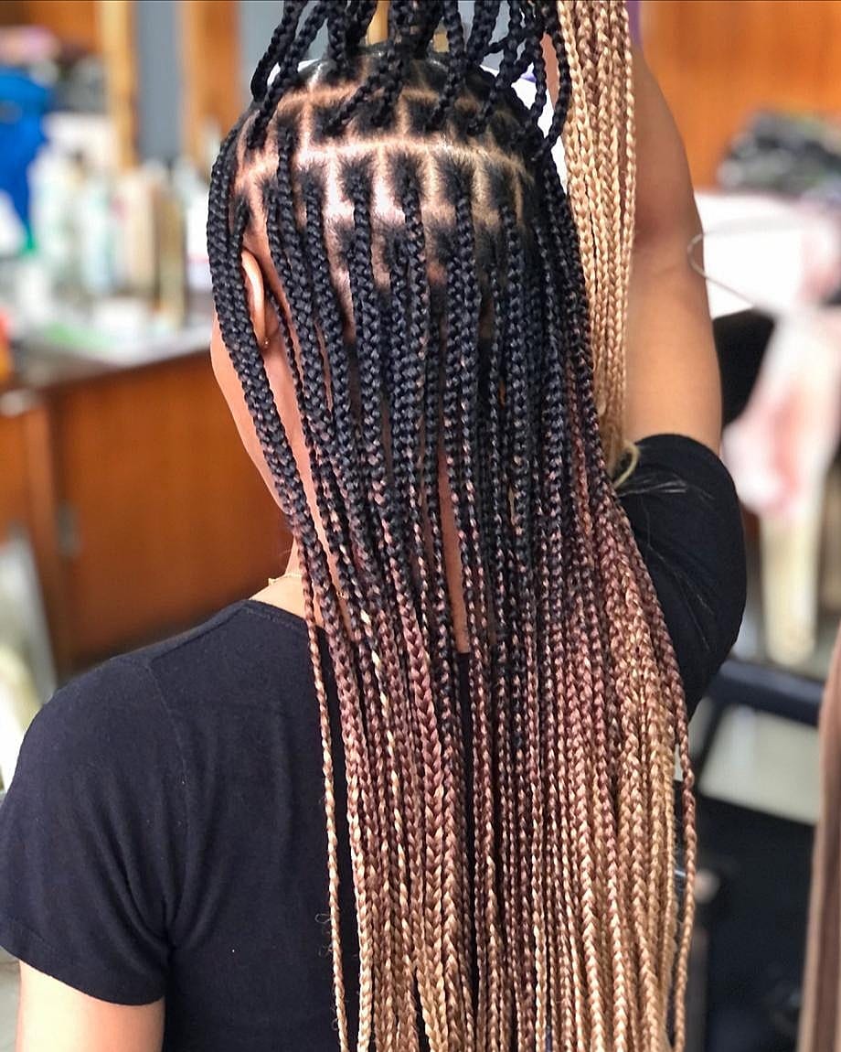 12 Knotless Braids Hairstyle ideas - First Hairstyle