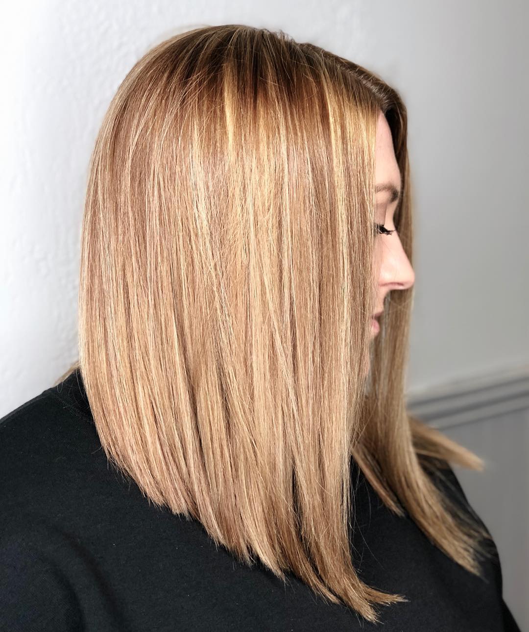 11 Fashionable Long Angled Bob Cuts