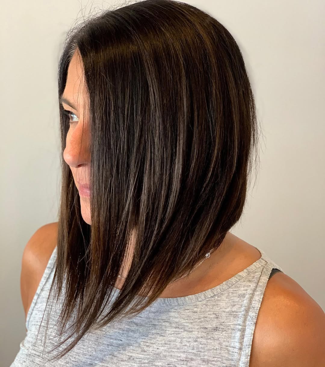 11 Fashionable Long Angled Bob Cuts